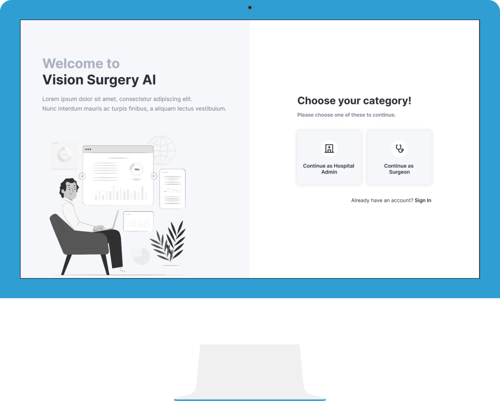 User Login – Vision Surgery AI